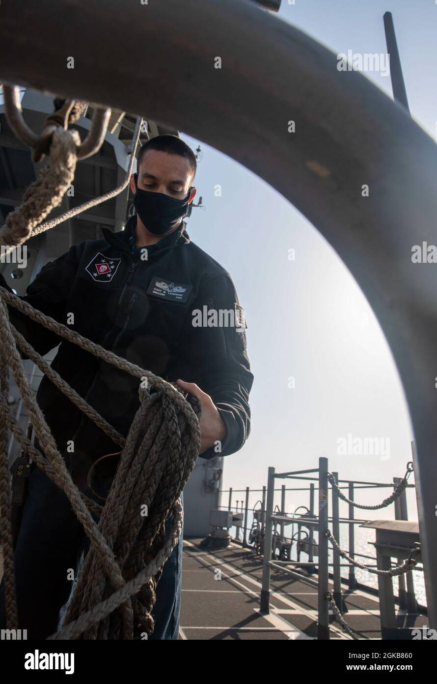 ARABIAN GULF (Mar. 2, 2021) – U.S. Navy Quartermaster 2nd Class Cody ...