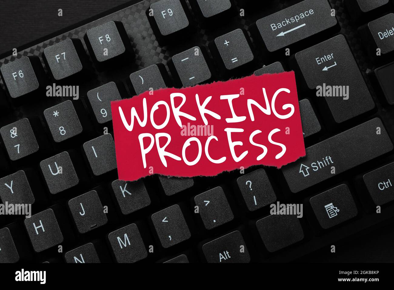 Inspiration showing sign Working Process. Business showcase company s ...