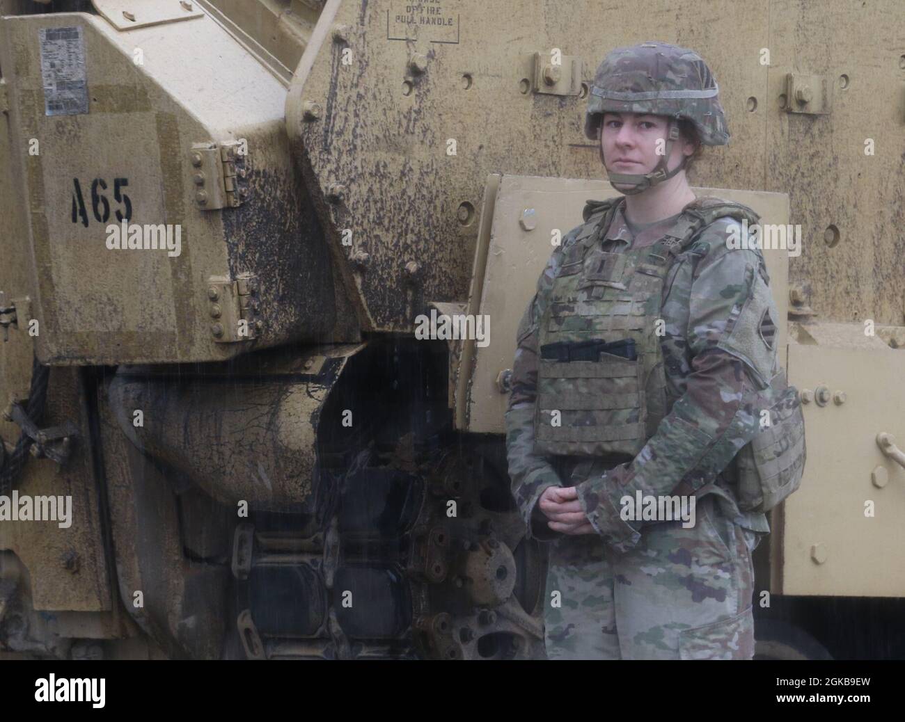 U.S. Army 1st Lt. Amber Withrow is an infantry officer assigned to the ...