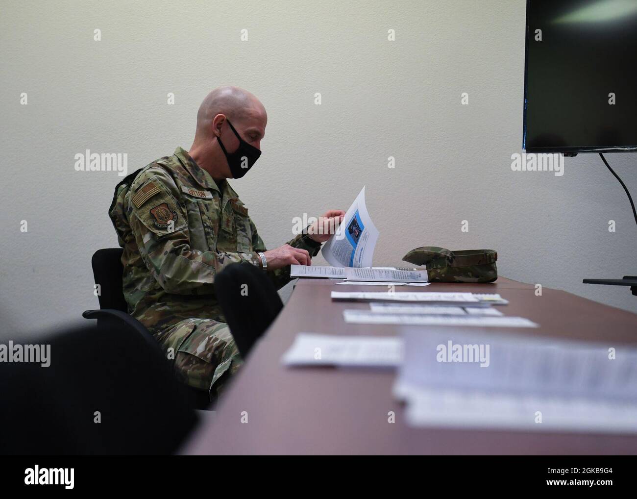 U.S. Air Force Maj. Gen. Michael J. Lutton, 20th Air Force commander ...