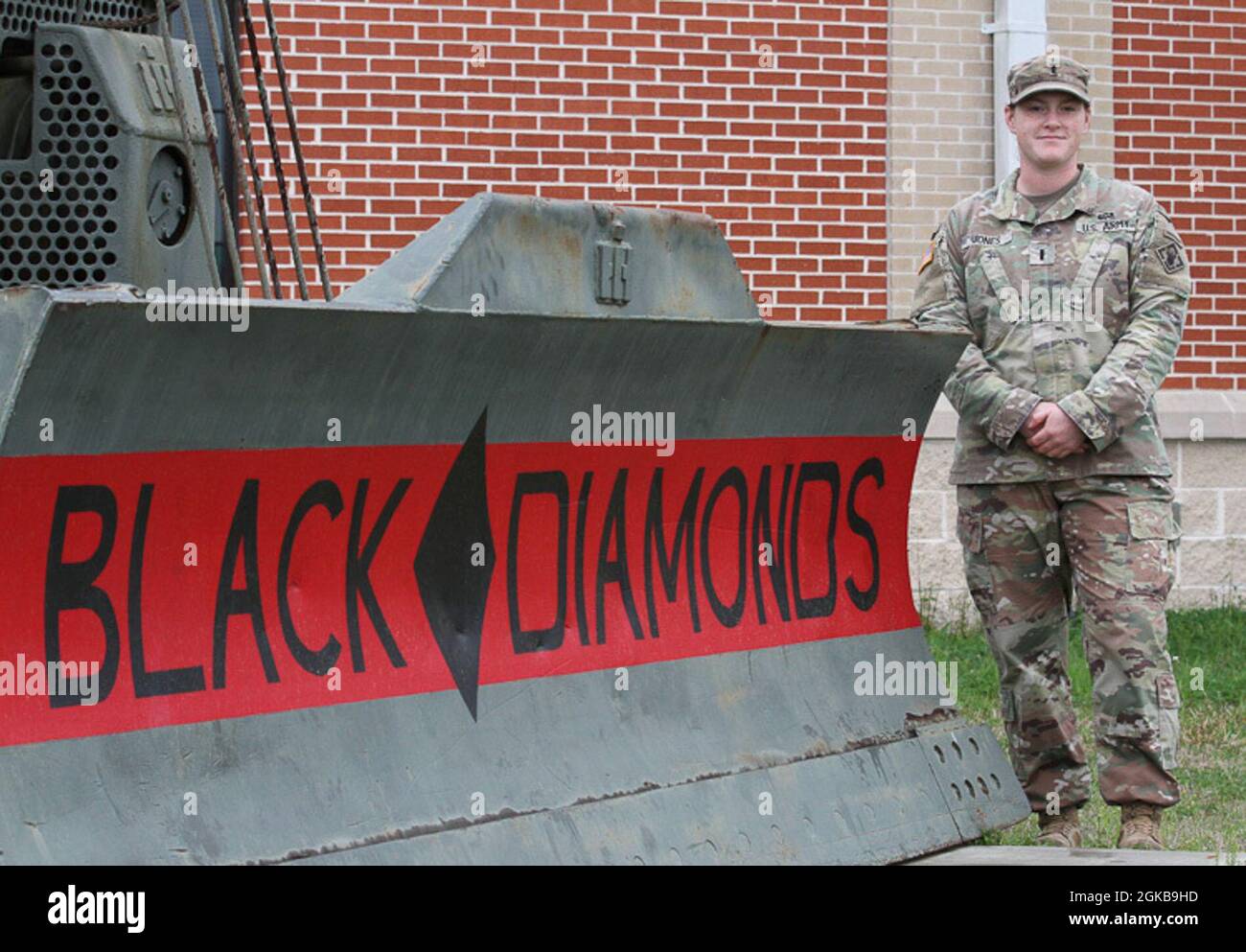 U.S. Army 1st Lt. Madison Jones, an engineer officer assigned to the 92nd Engineer Battalion ...