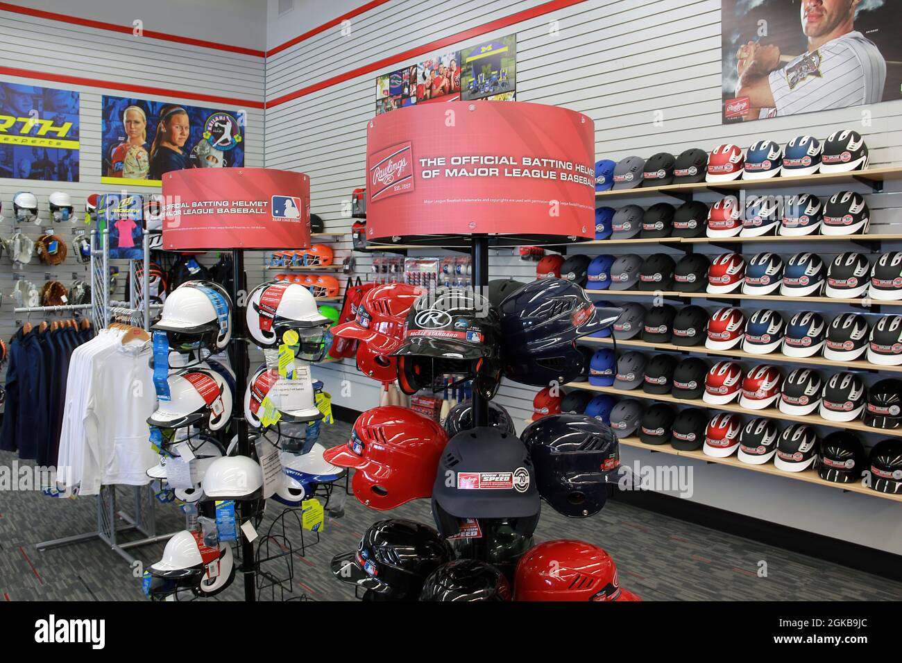 KANSAS CITY, UNITED STATES - Jul 21, 2014: The interior of a sporting ...