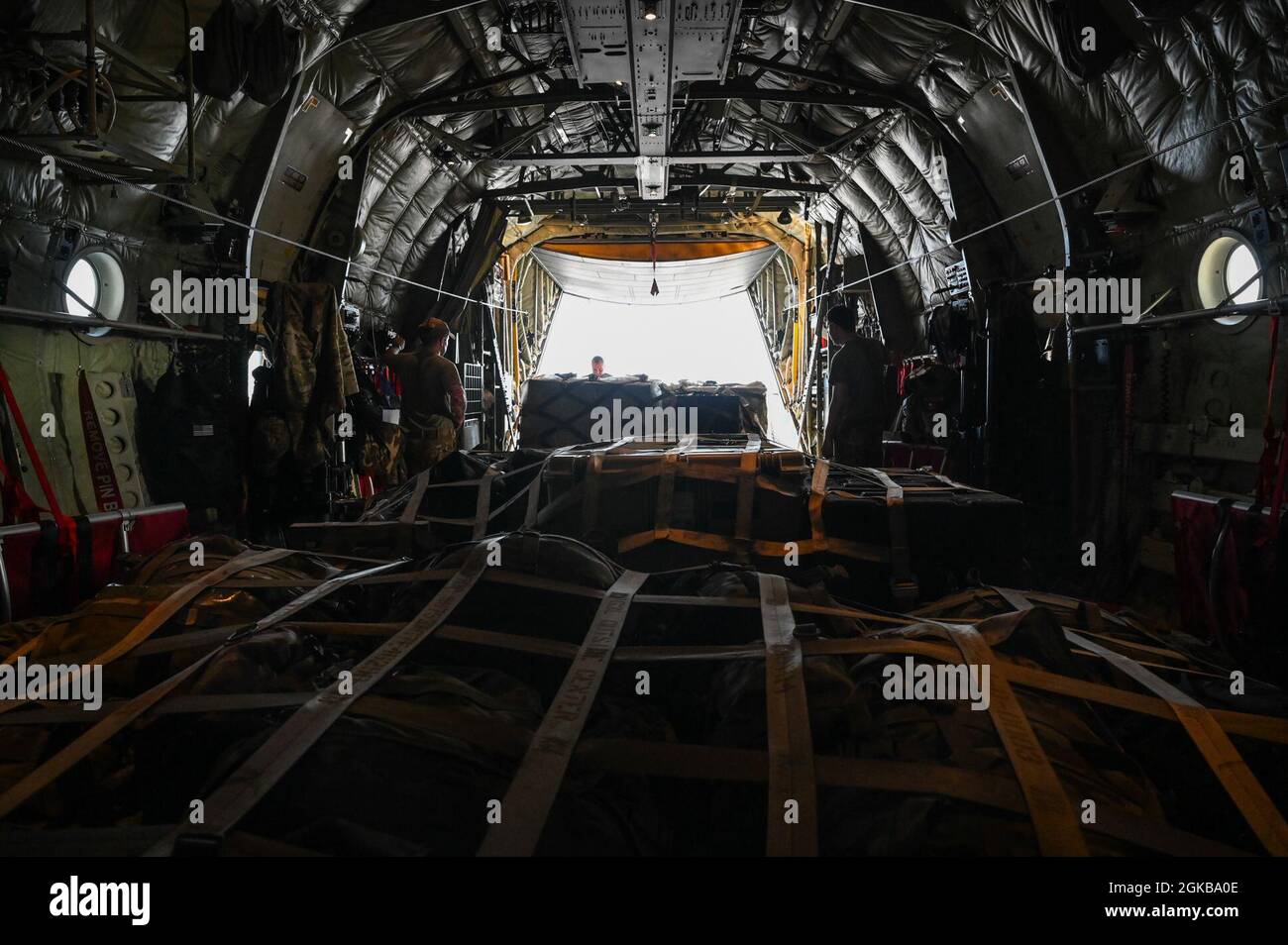 U.S. service members from the 37th Airlift Squadron, the Joint Response ...