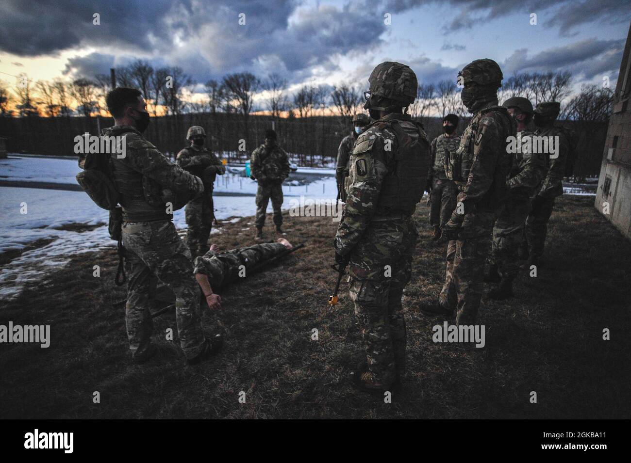 U.S. Soldiers assigned to 55th Signal Company (COMCAM), participate in ...