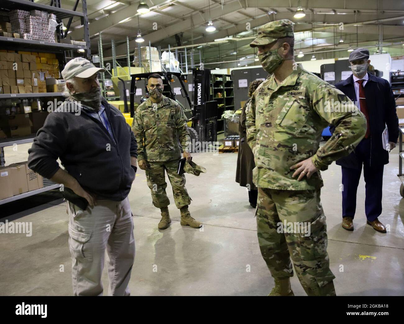 FORT POLK, LA – Maj. Gen. Daniel Mitchell, commanding general, Army ...