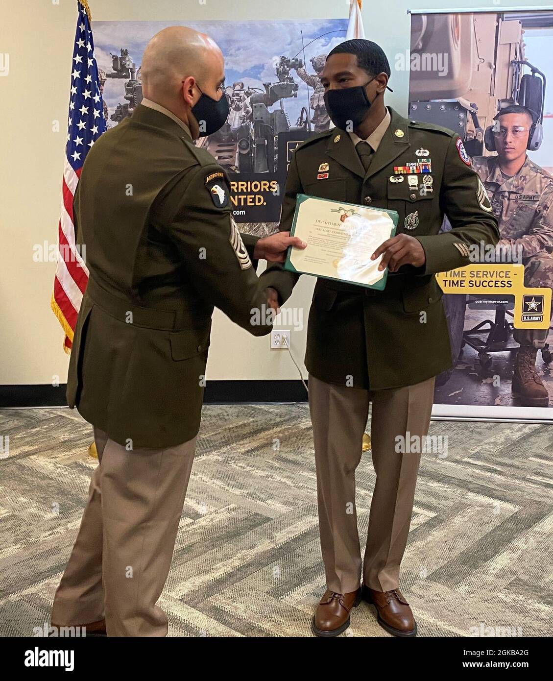 Staff Sgt Dasean Person A U S Army Recruiter With The Seattle Army
