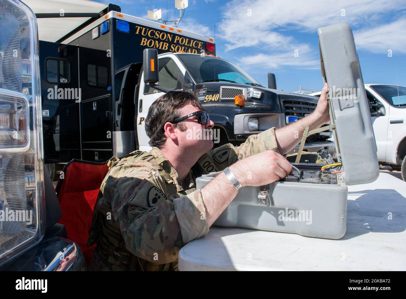 An Explosive Ordnance Disposal Technician with the 21st EOD Company ...