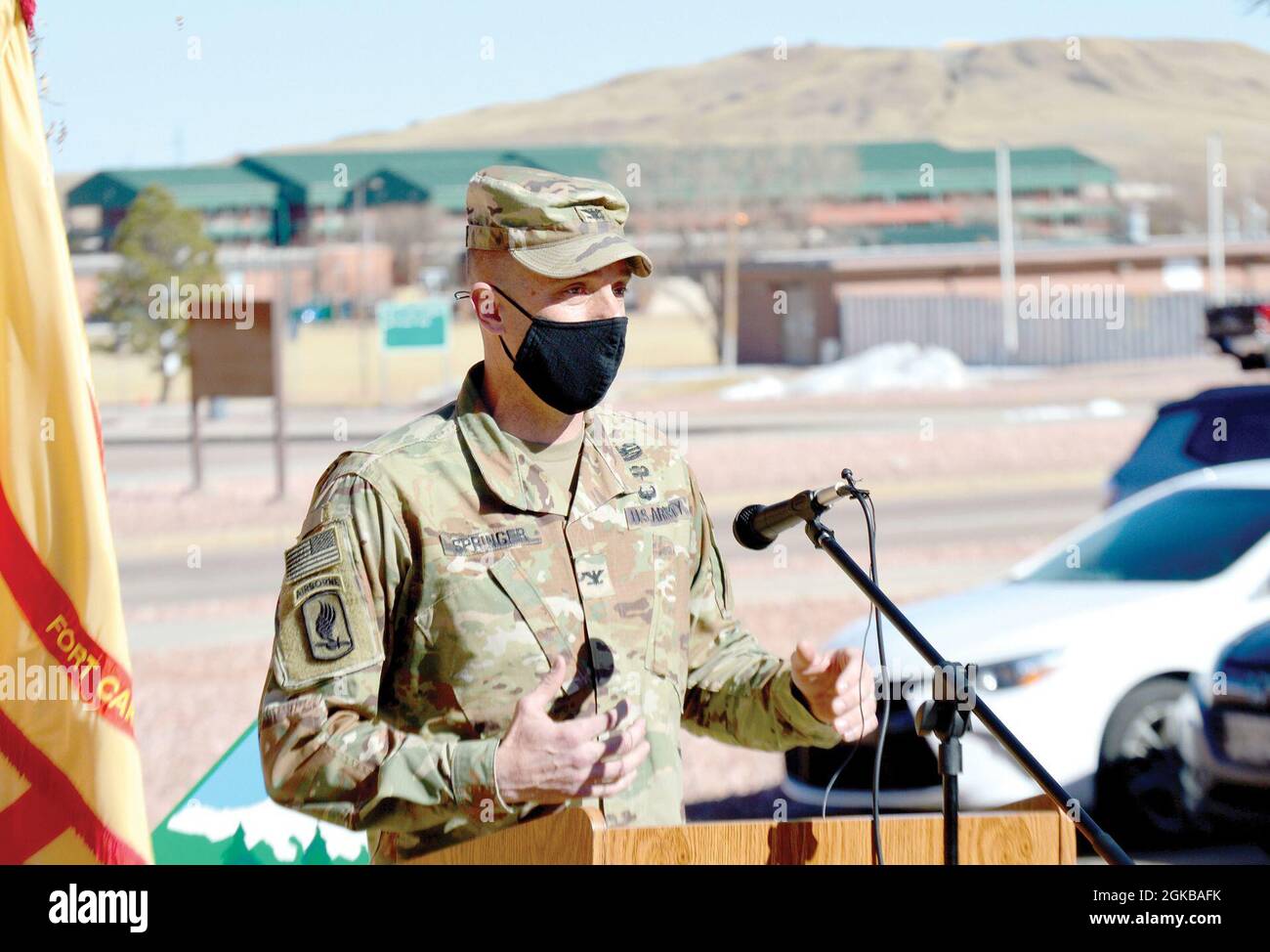 FORT CARSON, Colo. — Col. Nate Springer, commander, U.S. Army Garrison ...