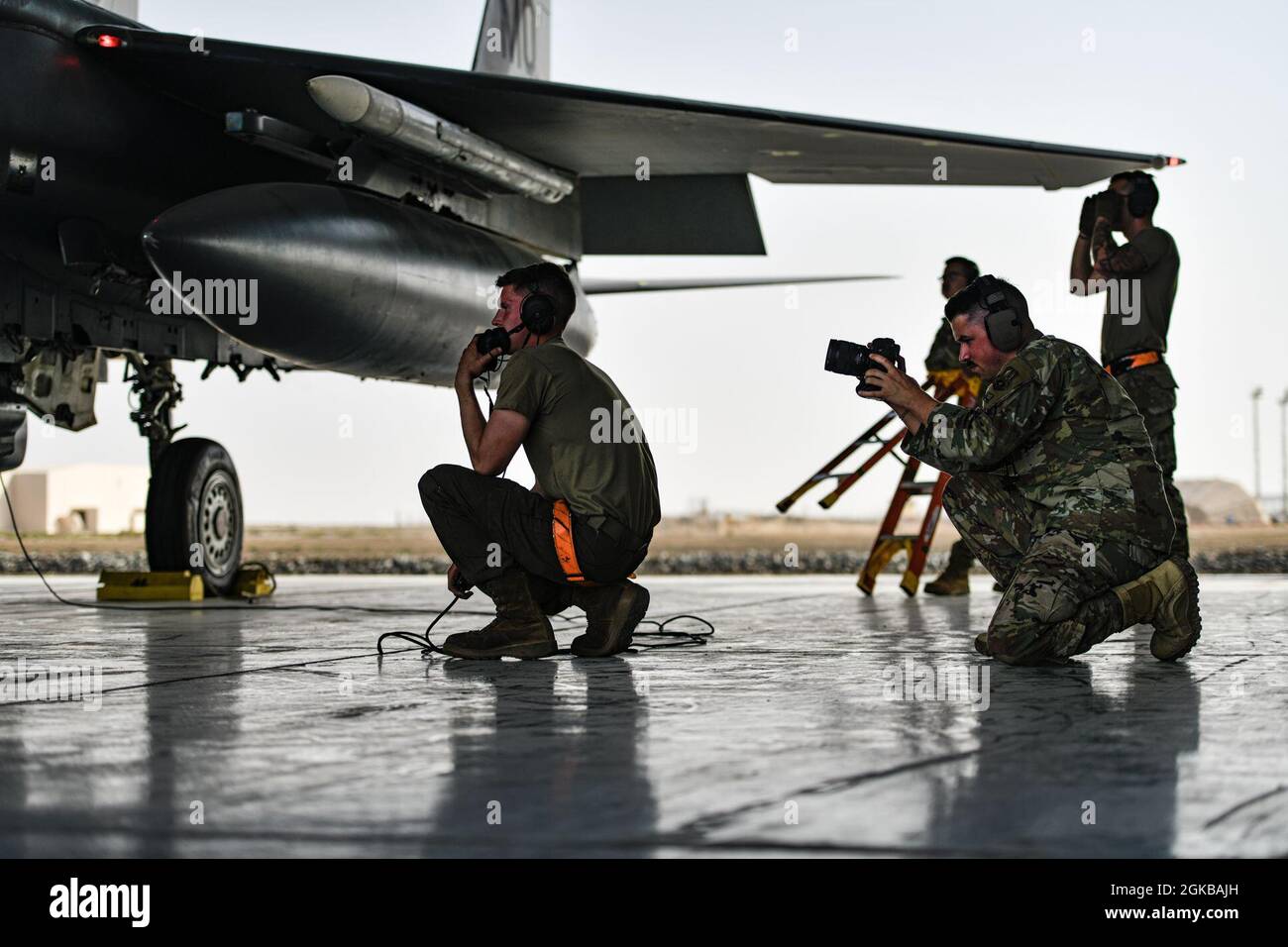 Servicemembers of the 332 Air Expeditionary Wing performed combat ...