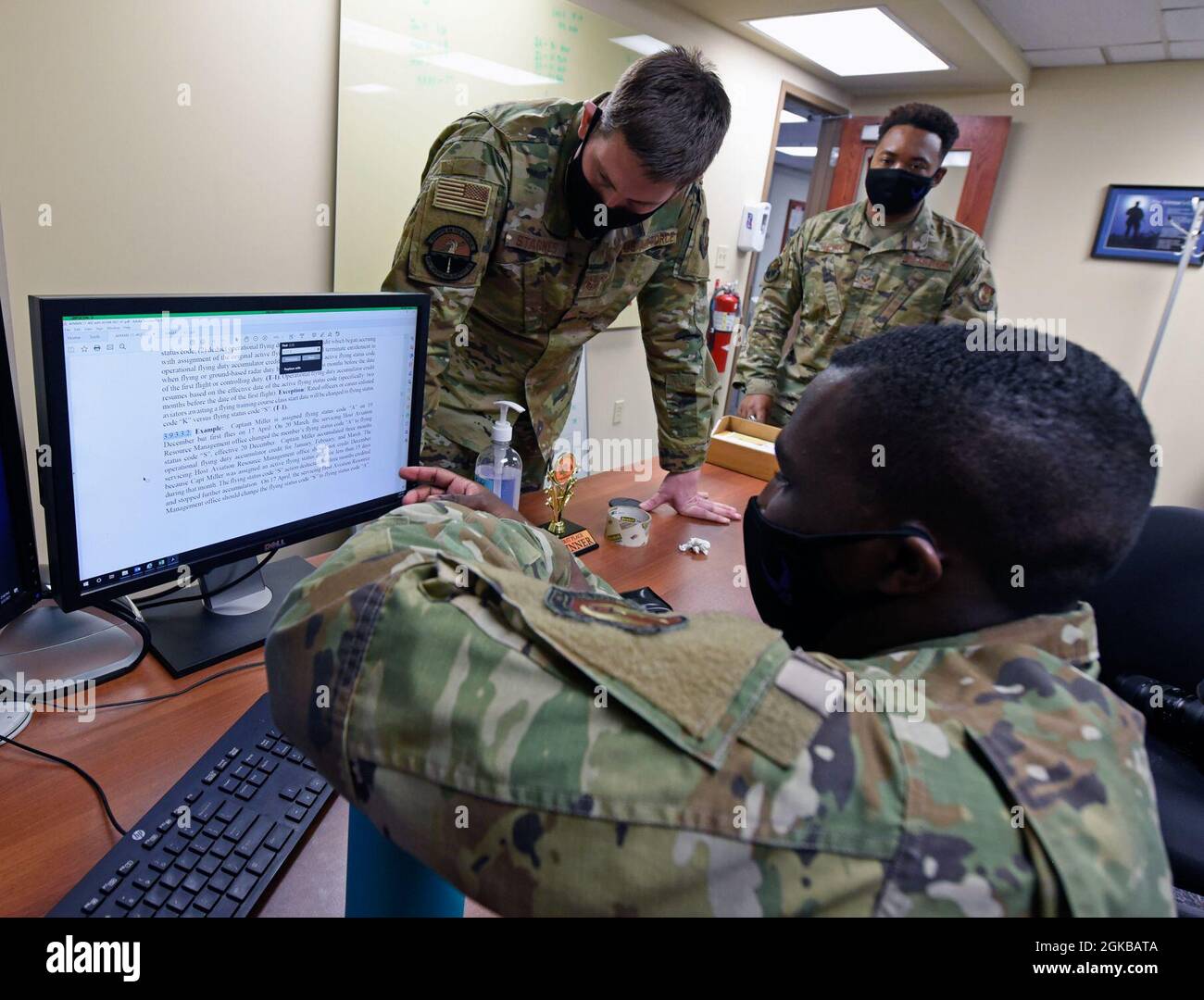 U.S. Air Force personnel in the 88th Operations Support Squadron Host ...