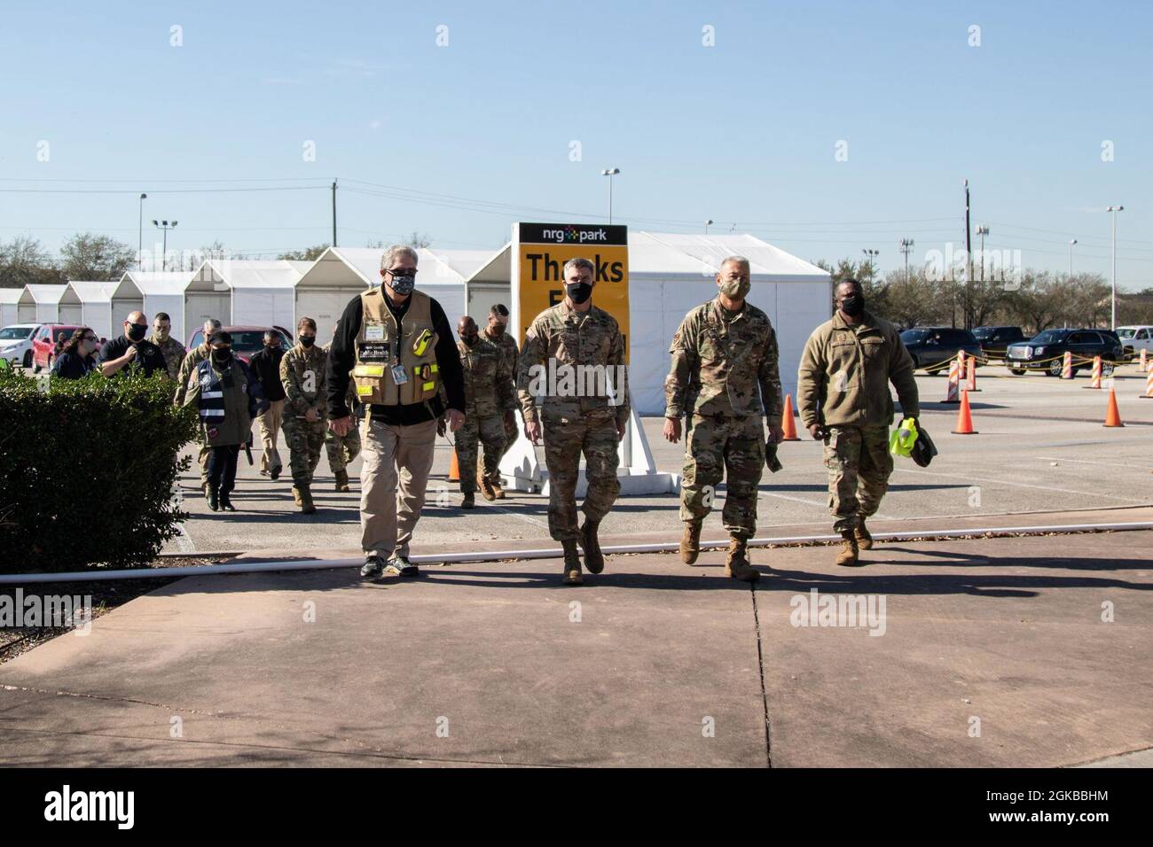 U.S. Army Maj. Gen. Christopher Sharpsten (second from the left), the ...