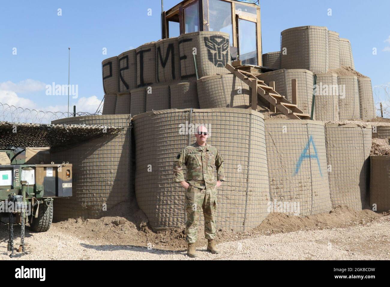 U.S. Army Pfc. Evan Sparkevicius, air traffic controller with Foxtrot ...
