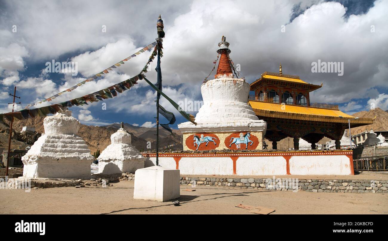 Stupas and Friendship Gate in Leh - Ladakh - Jammu and Kashmir - India ...