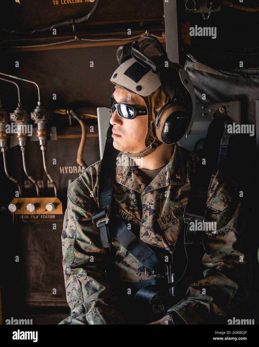 U.S. Marine Corps Maj. David Hankle, the Assistant for Officer ...