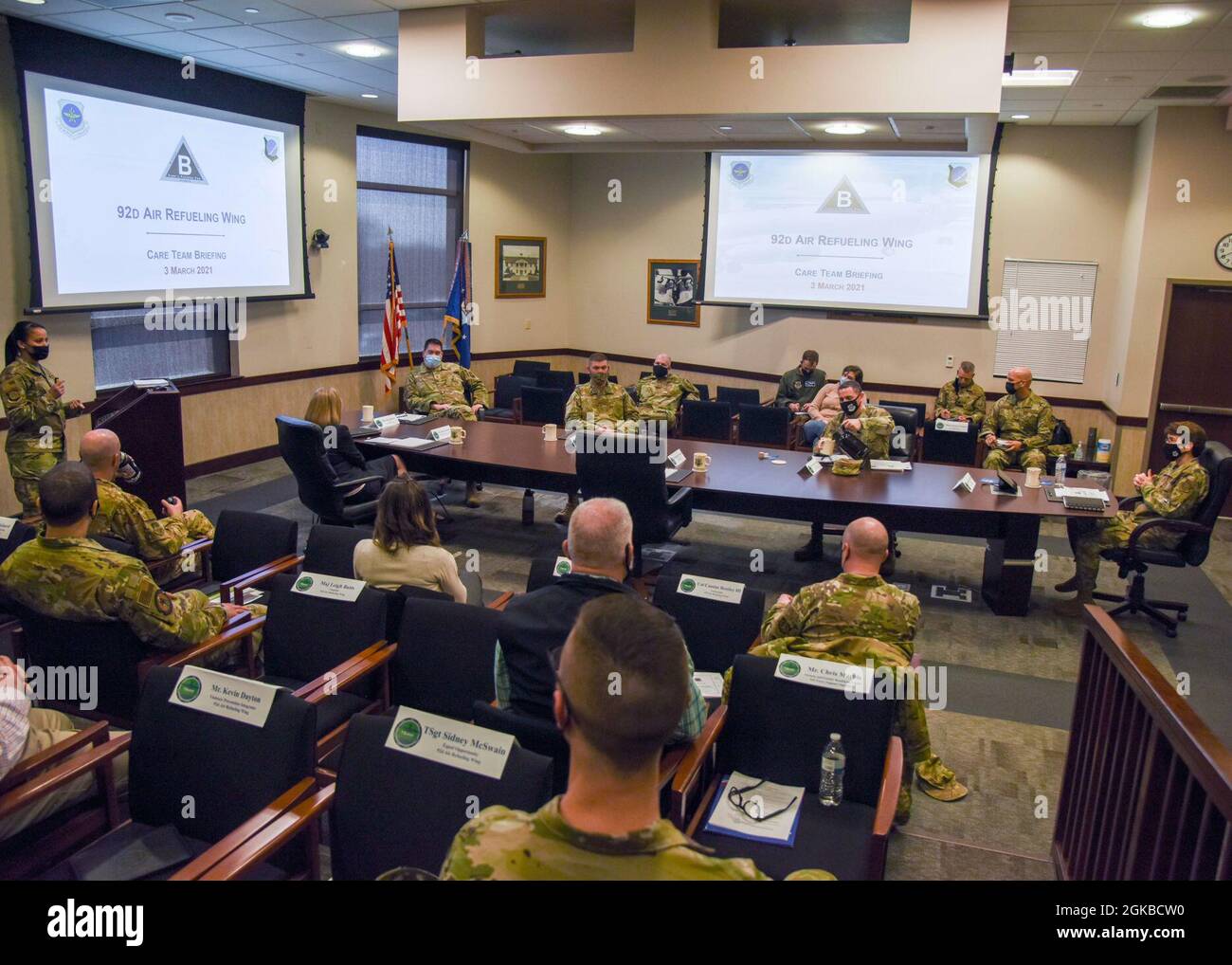 Fairchild Air Force Base leadership briefed U.S. Air Force Gen ...