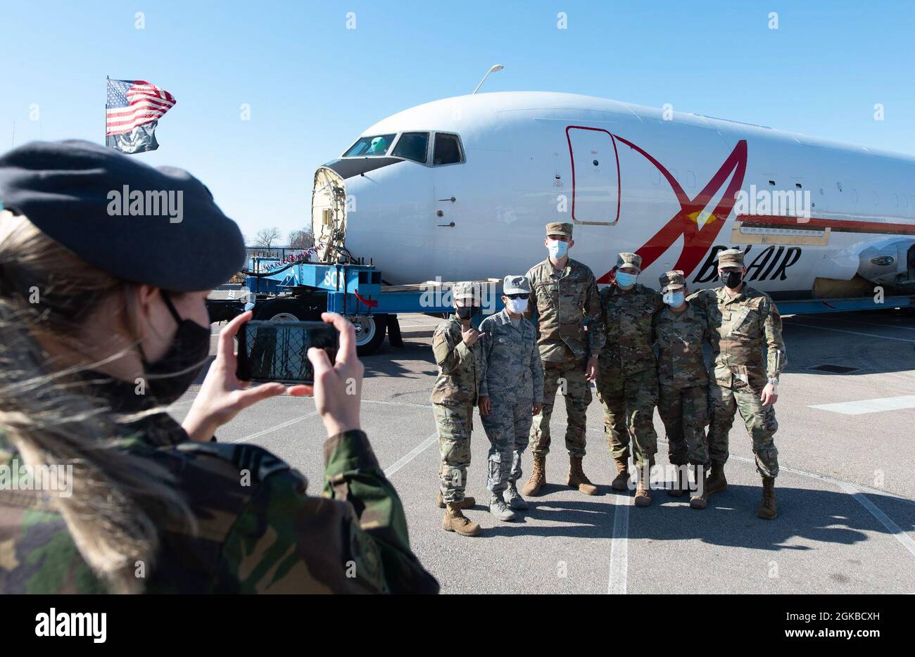 U.S. Air Force School of Aerospace Medicine students pose for a photo ...