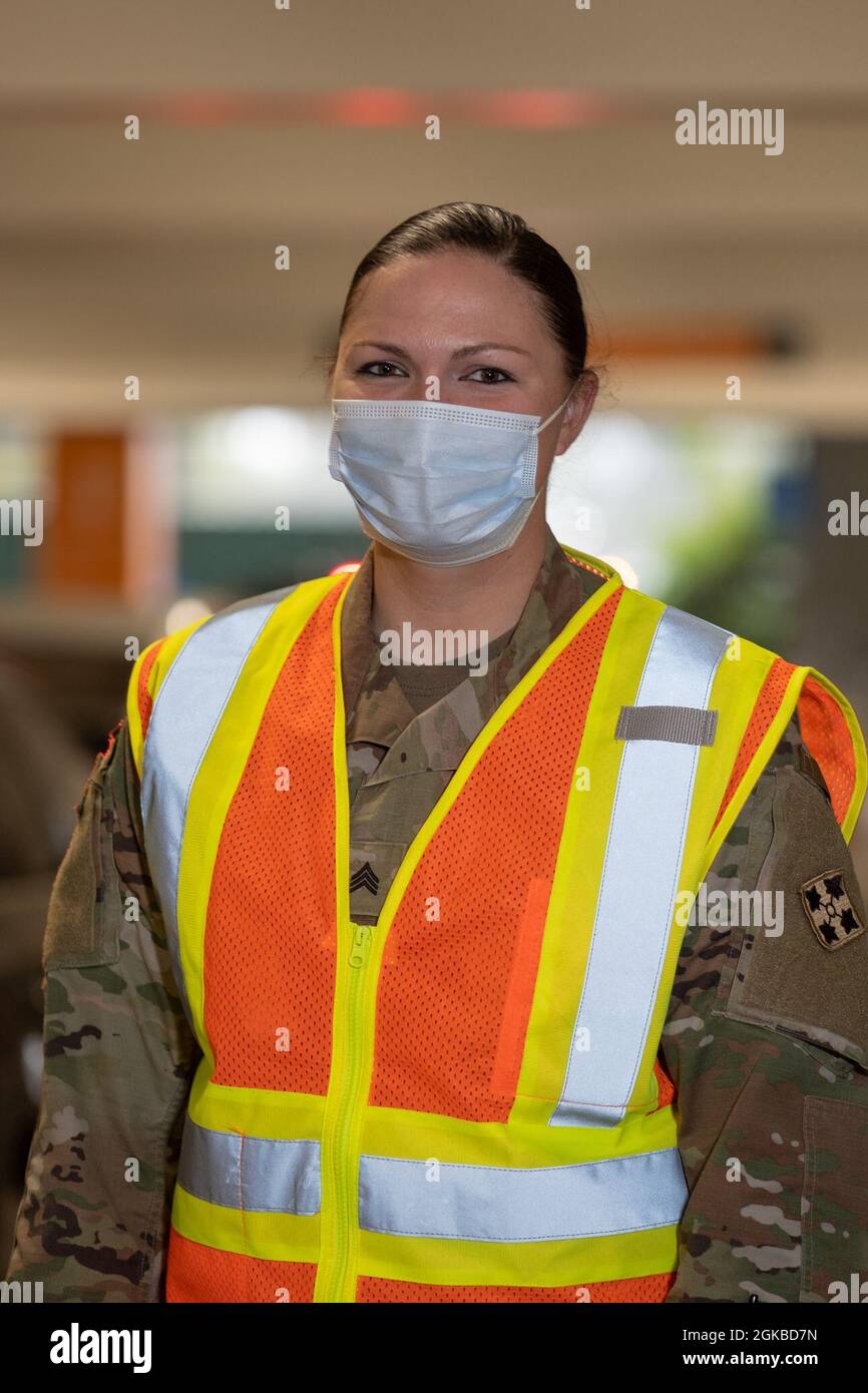 U.S. Army Sgt. Erika Parker of Red Bud, Illinois, a combat medic ...