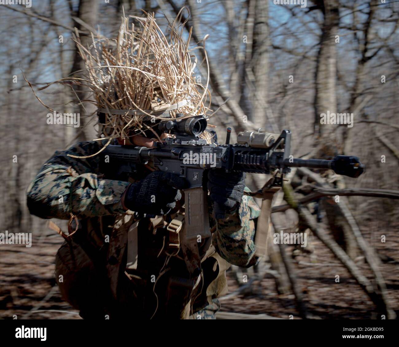 U.S. Marine Corps Lance Cpl. Cruz Lopez, a field artillery cannoneer ...