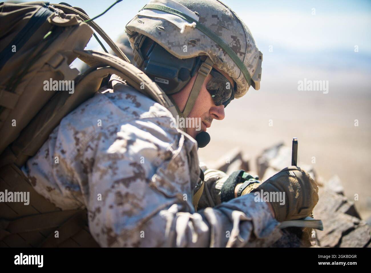 U.S. Marine Corps GySgt. David Stephens, the company gunnery sergeant ...