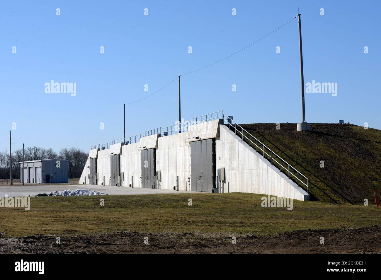 Exterior view of U.S. Air Force 88th Operations Support Squadron ...