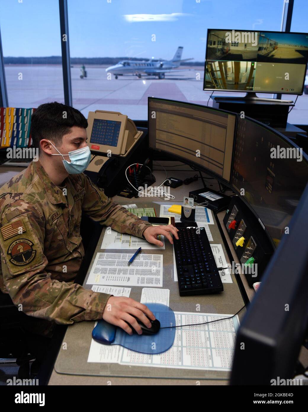 U.S. Air Force Senior Airman Jesse Meraz, an 88th Operations Support ...