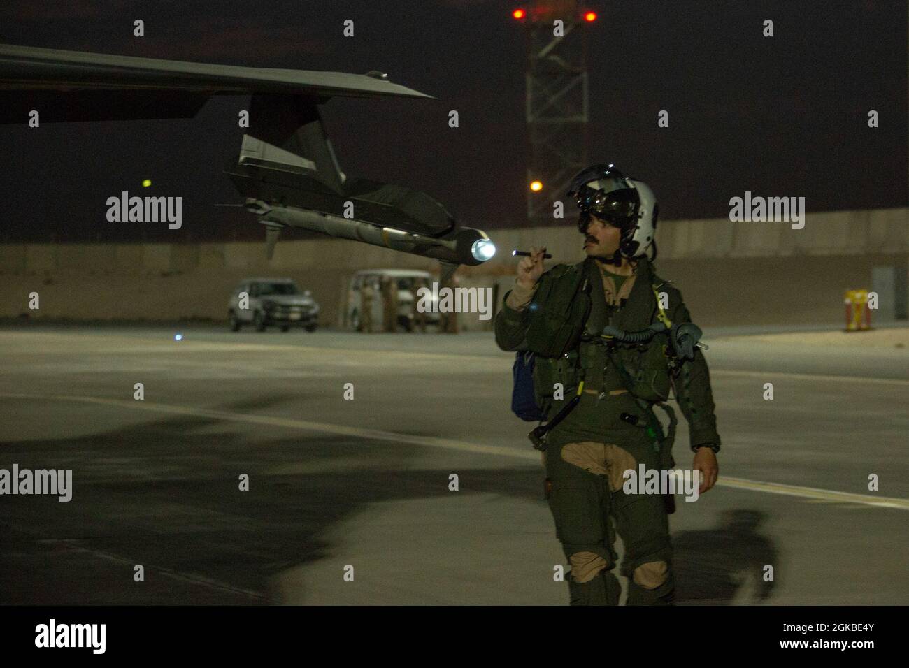 U.S. Marine Corps Maj. Alexander Blank, an F-35B Lightning II pilot ...