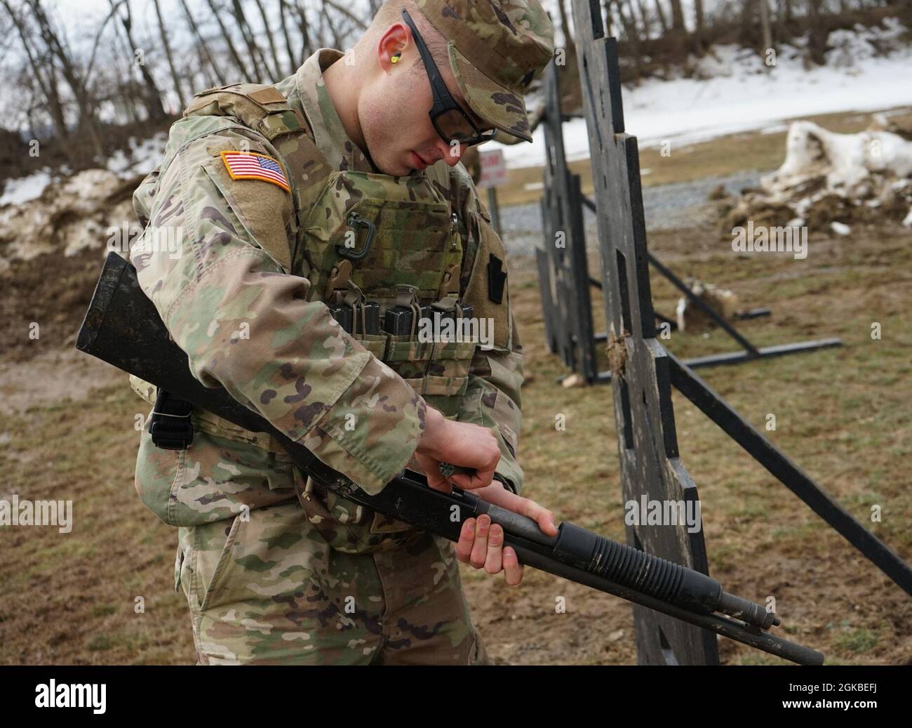 Sgt. Alexander Heber, a Soldier from the 56th Stryker Brigade Combat ...