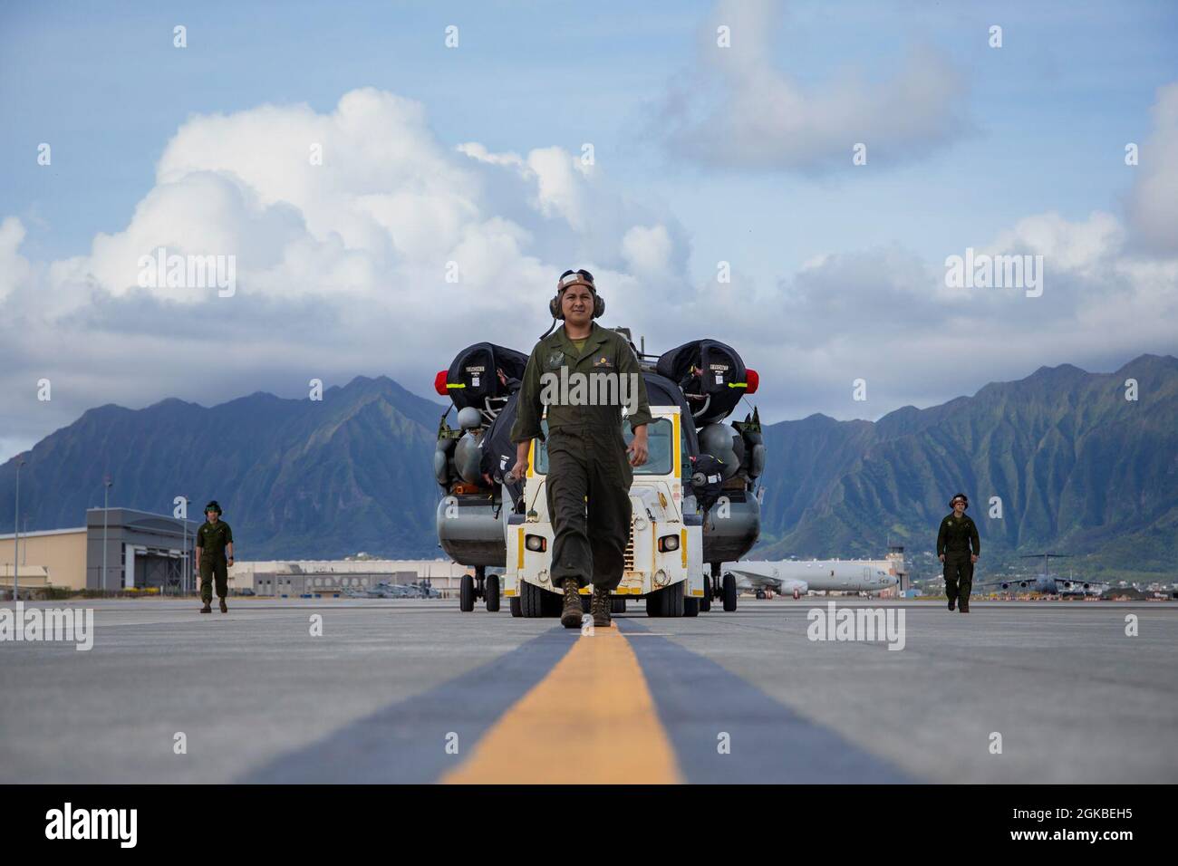 U.S. Marine Corps Cpl. Oscar Gonzalez, a flight line mechanic with ...