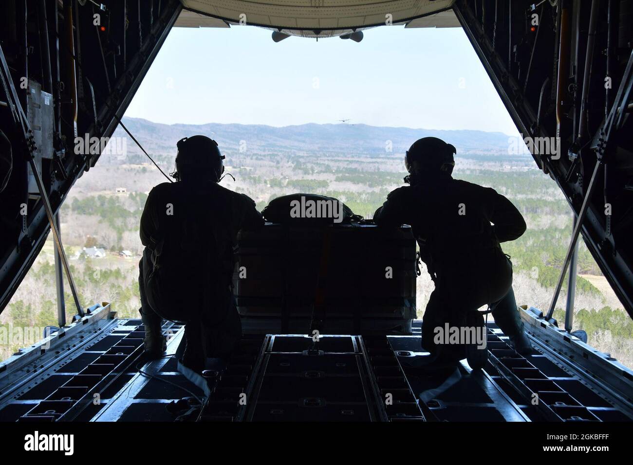 Master Sgts. Andrew S. Cline and Antwun T. Cotton, both 94th Operations ...