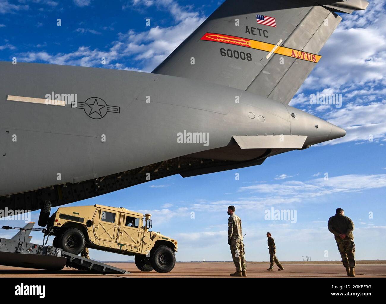 Reservists from the 730th Air Mobility Training Squadron, Altus Air ...