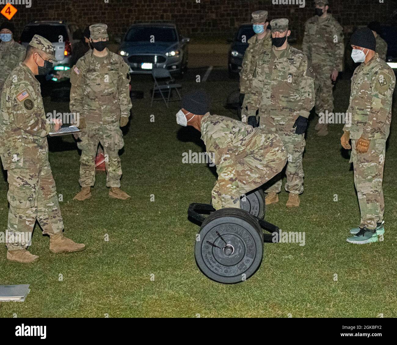 Sgt. Dahmani Bascombe, a soldier of A Company/44th Expeditionary Signal ...