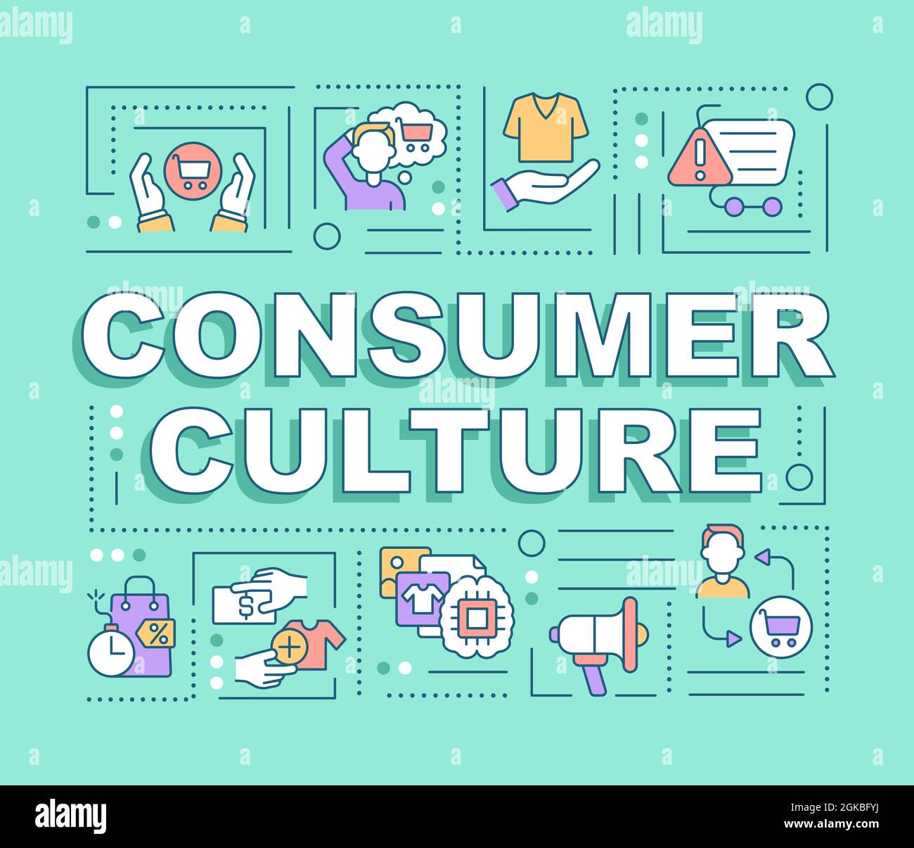 Consumer culture word concepts banner Stock Vector Image & Art - Alamy
