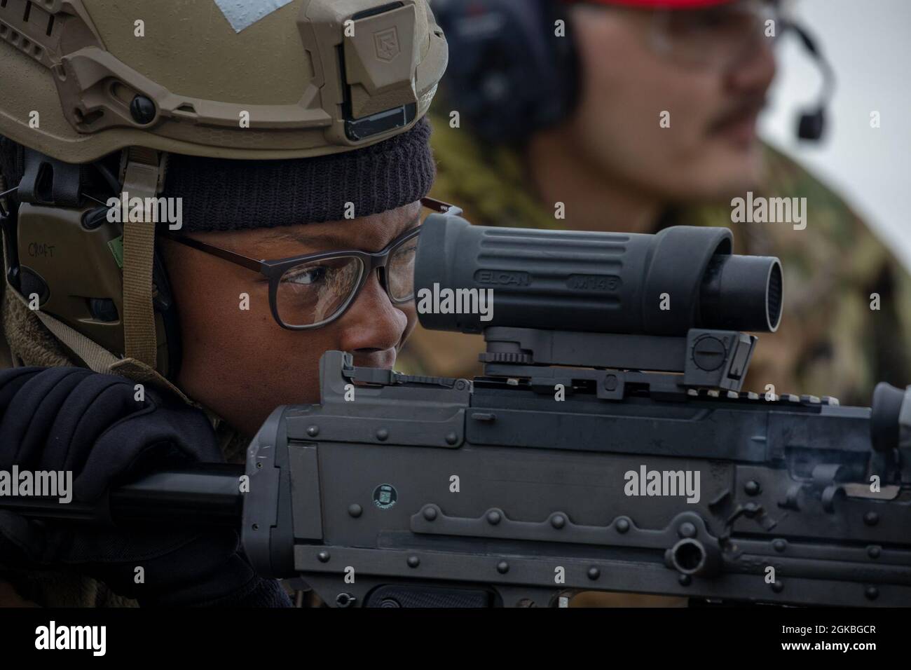 Airman 1st Class Octavia Foxworth, left, 374th Security Forces Squadron ...