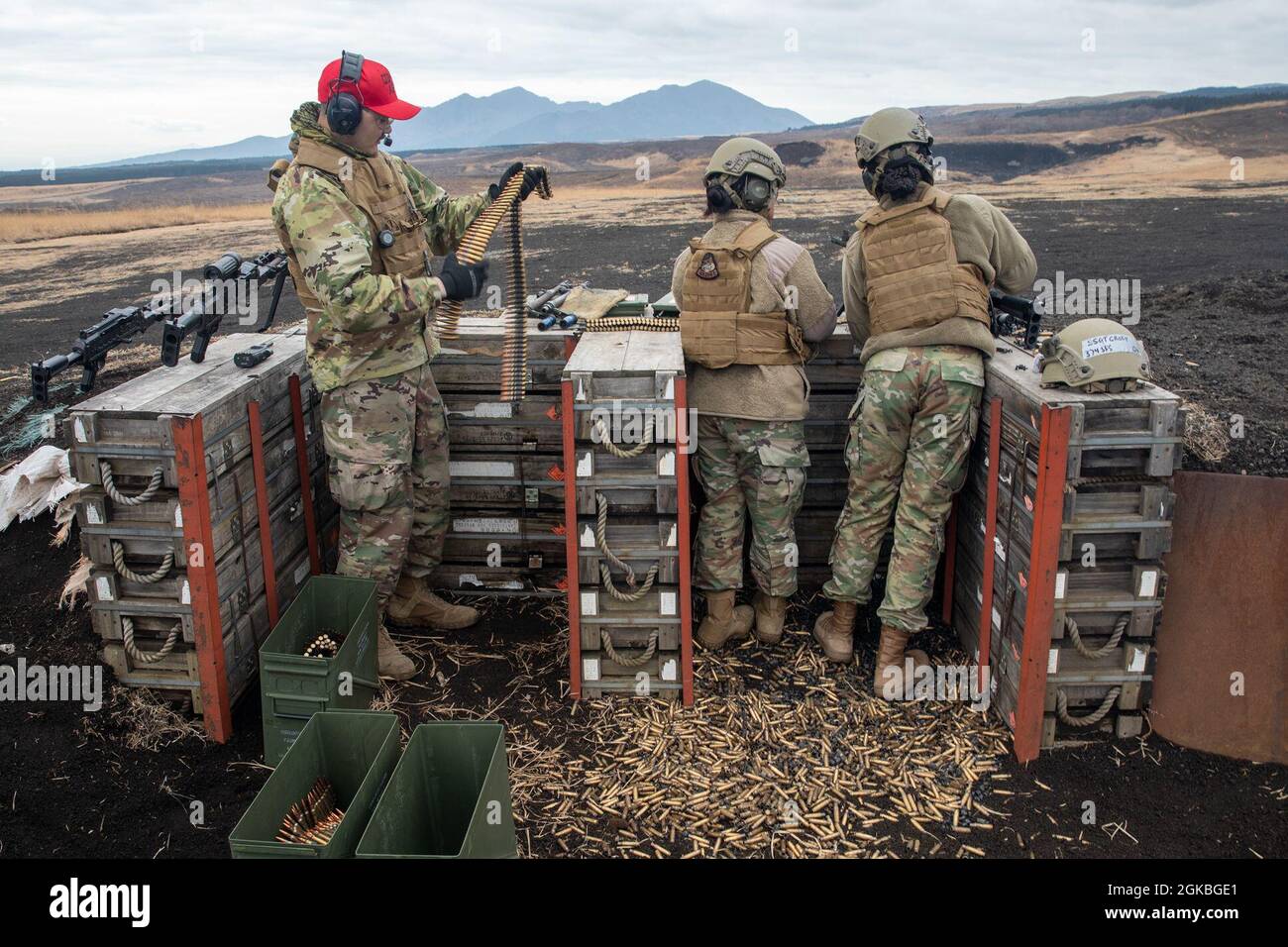 Staff Sgt. Curtis Croft, left, 374th Security Forces Squadron combat ...