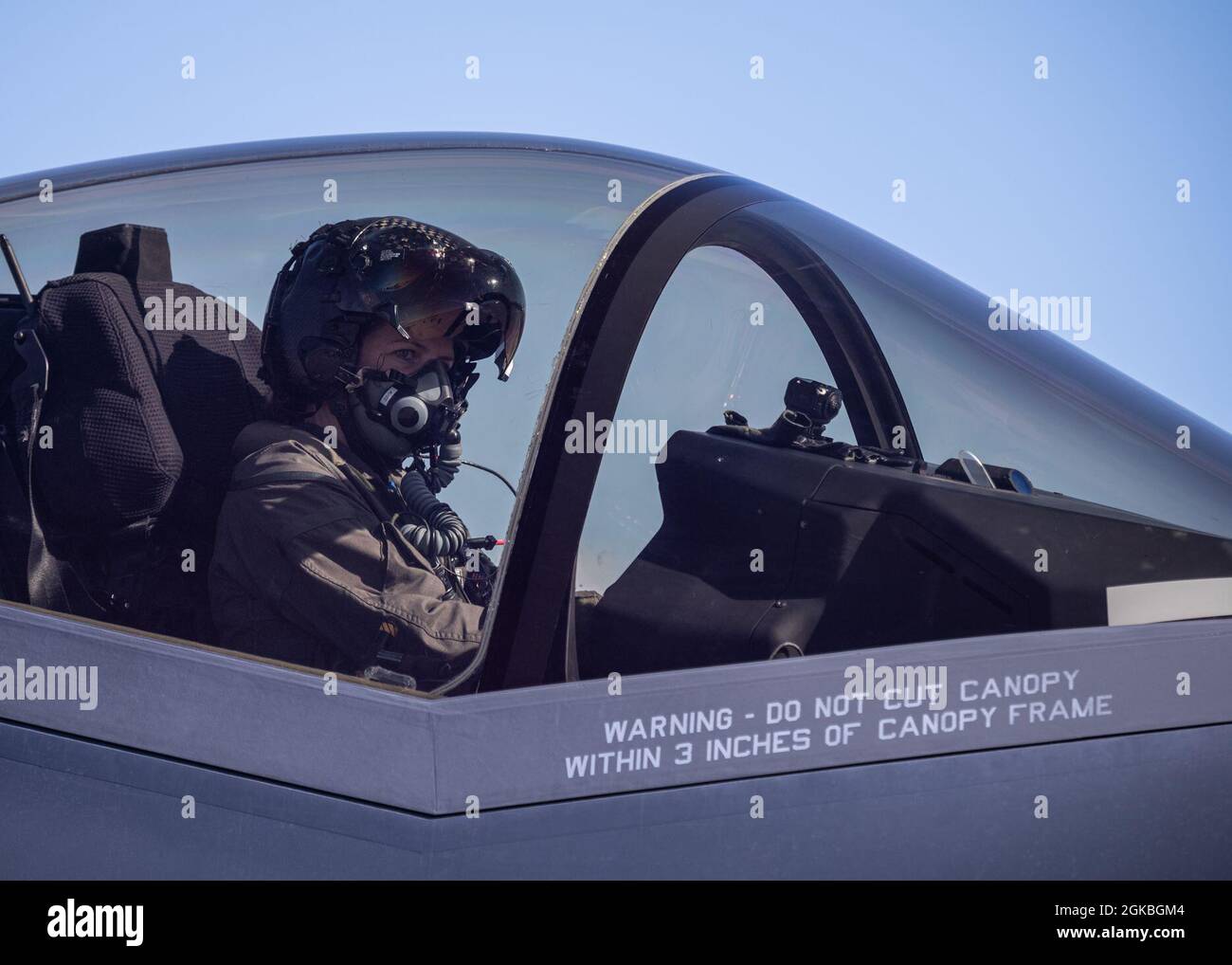 U.S. Air Force Capt. Kristin "BEO" Wolfe, F-35A Lightning II ...