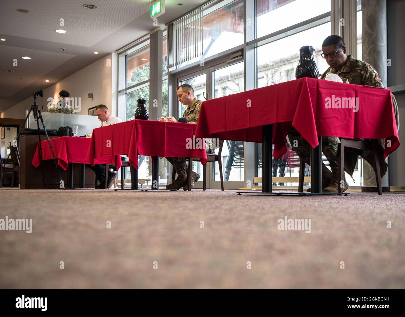 U.S. Air force Maj. Gen. Randall Reed, 3rd Air Force commander, Chief ...
