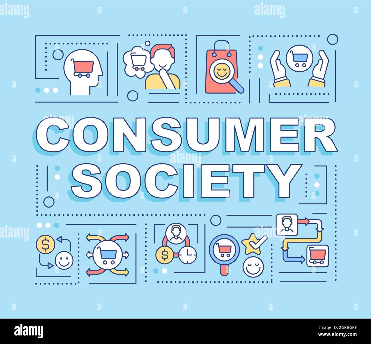 Consumer society word concepts banner Stock Vector Image & Art - Alamy