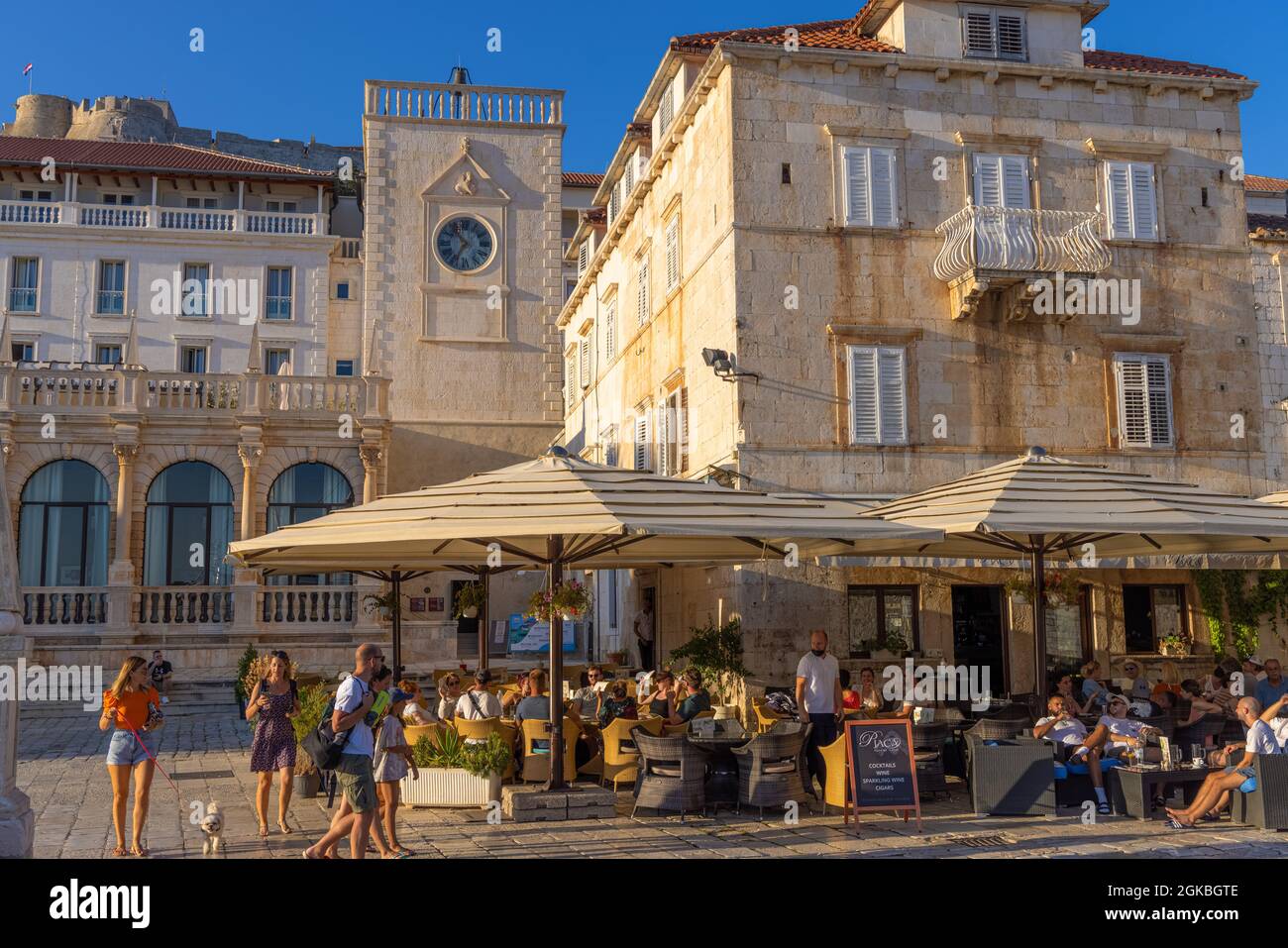 Old street in hvar croatia hi-res stock photography and images - Alamy
