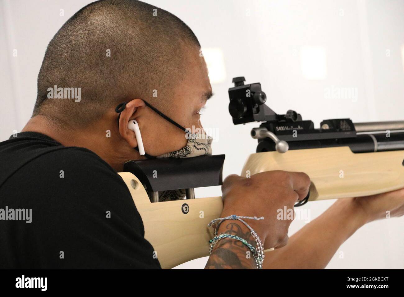 U.S. Army Staff Sgt. Gene Calantoc, Soldier Recovery Unit, Brooke Army ...