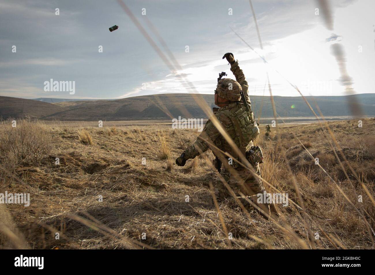 A Washington Army National Guard Soldier, assigned to 3rd Battalion ...