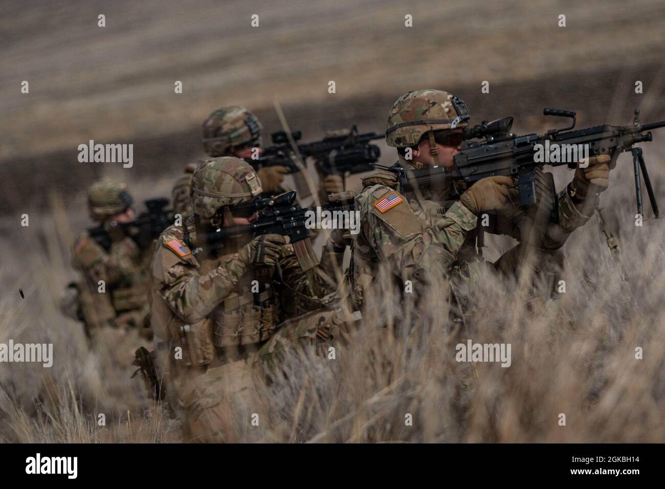 Washington Army National Guard Soldiers, assigned to 3rd Battalion ...