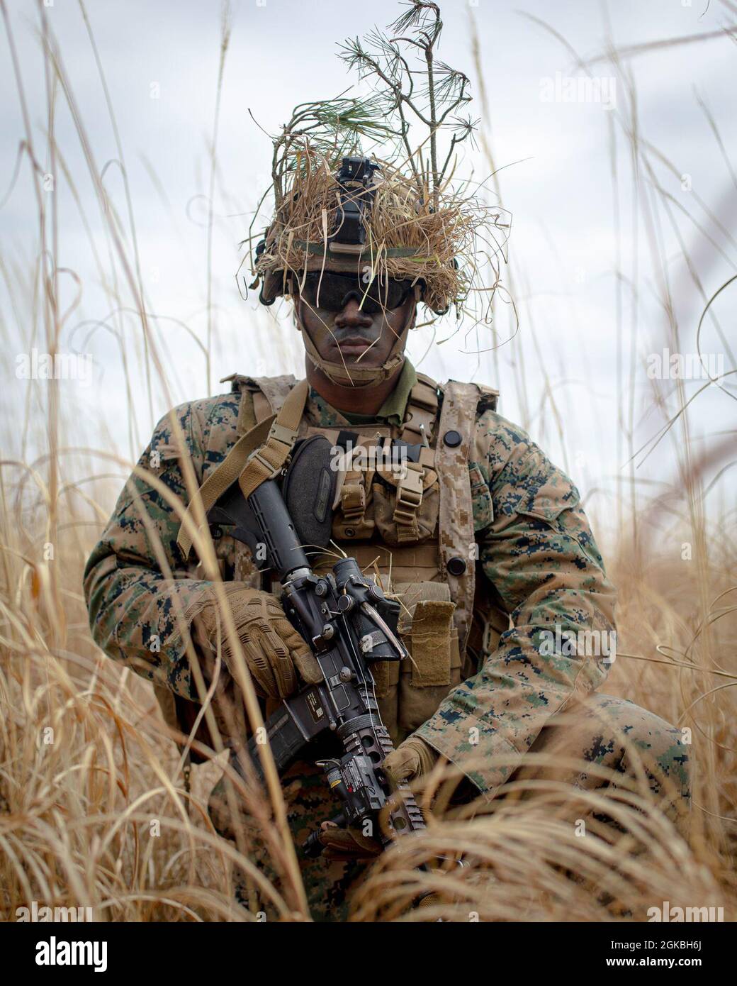U.S. Marine Corps Lance Cpl. Blake Young, a field artillery cannoneer ...