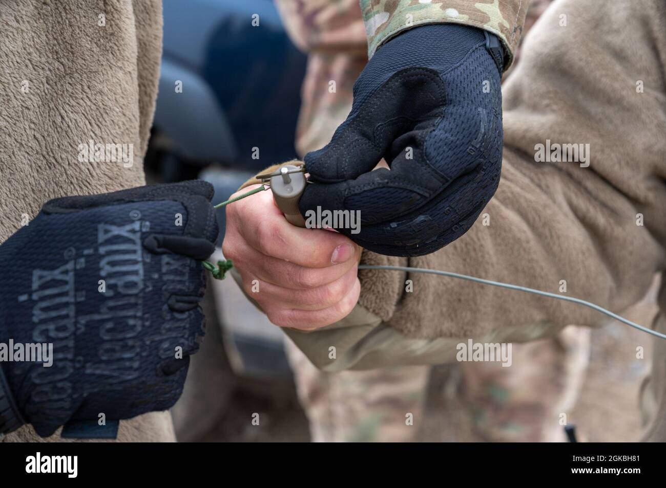 51st Civil Engineer Squadron explosive ordnance disposal technicians ...
