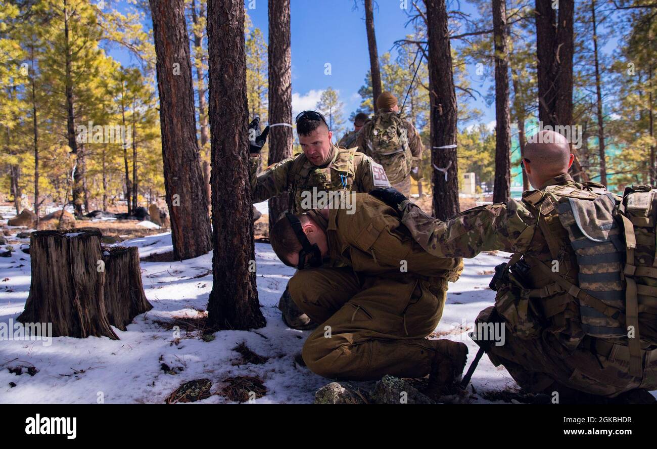 Sgt. Aaron Gallup from the Peace Vanguard detains a high value target ...