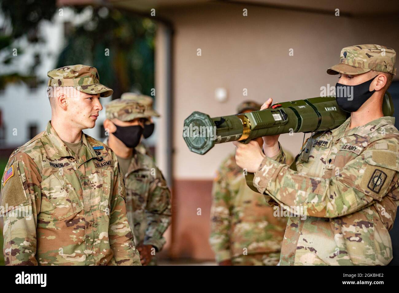 Sgt. Roy French from Charlie Company, 2nd Battalion, 35th Infantry ...