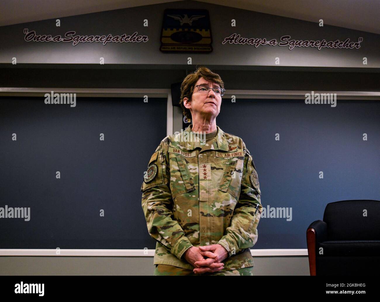 U.S. Air Force Gen. Jacqueline Van Ovost, Air Mobility Command ...