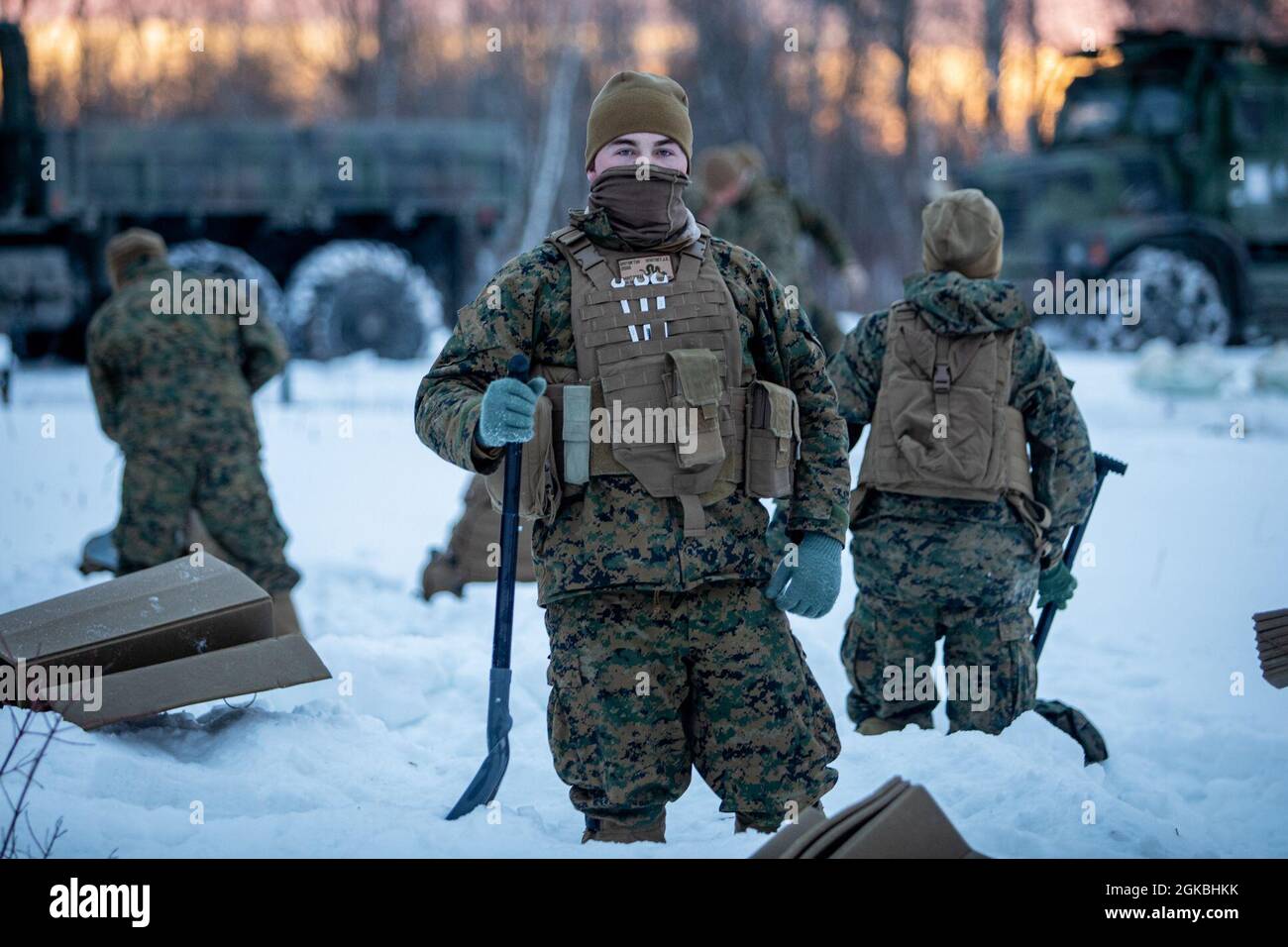 U.S. Marine Corps Lance Cpl. Jake Whitney, an automotive maintenance ...