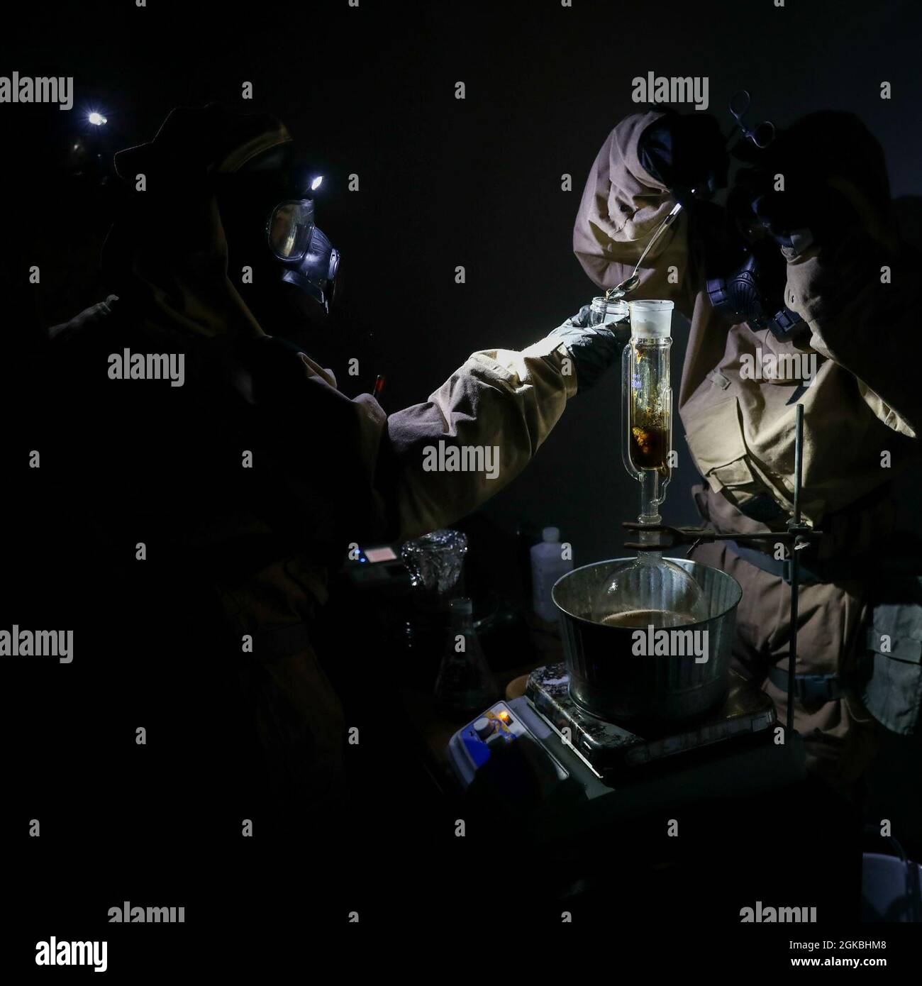 U.S. Marines with Chemical, Biological, Radiological and Nuclear (CBRN ...