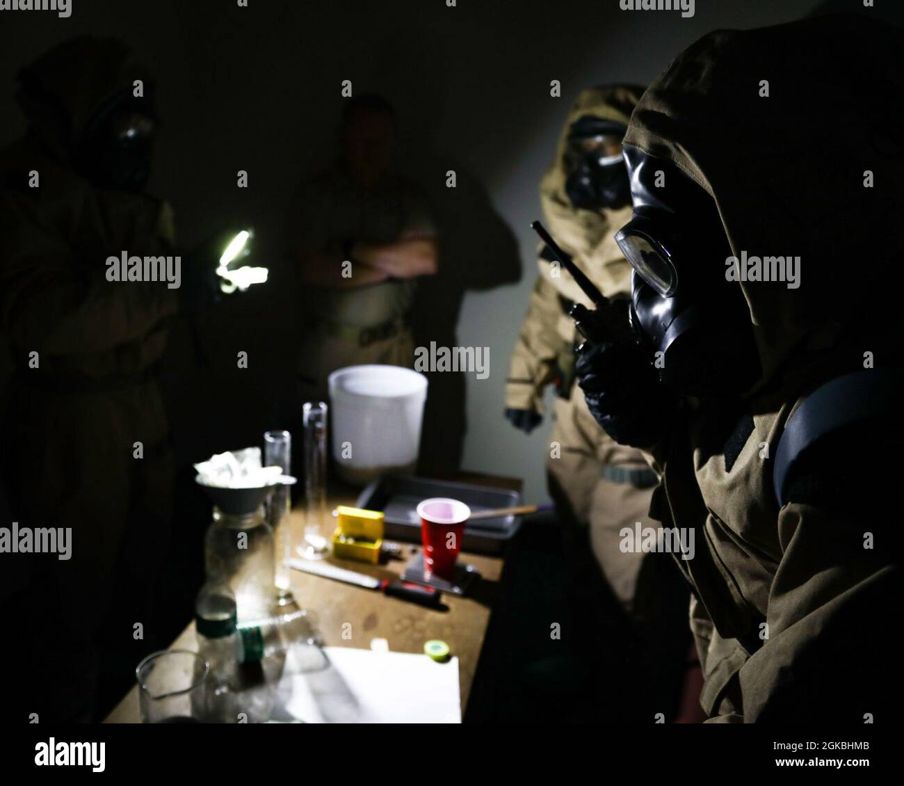 U.S. Marines with Chemical, Biological, Radiological and Nuclear (CBRN ...