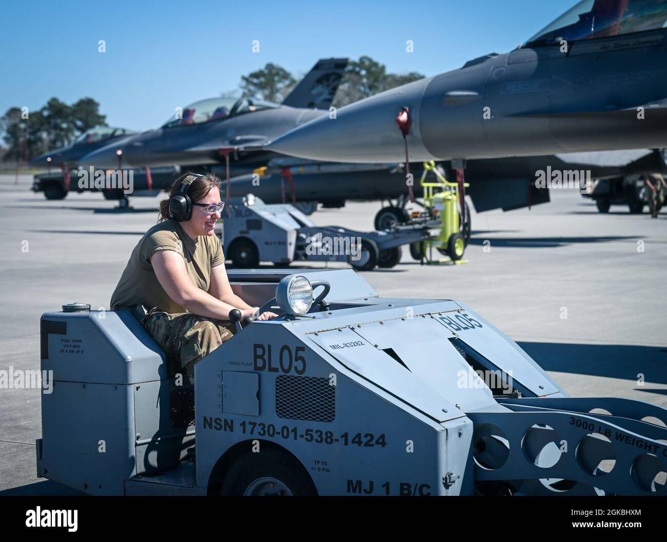 U. S. Air Force Staff Sgt. Elizabeth Scott with the 114th Maintenance ...